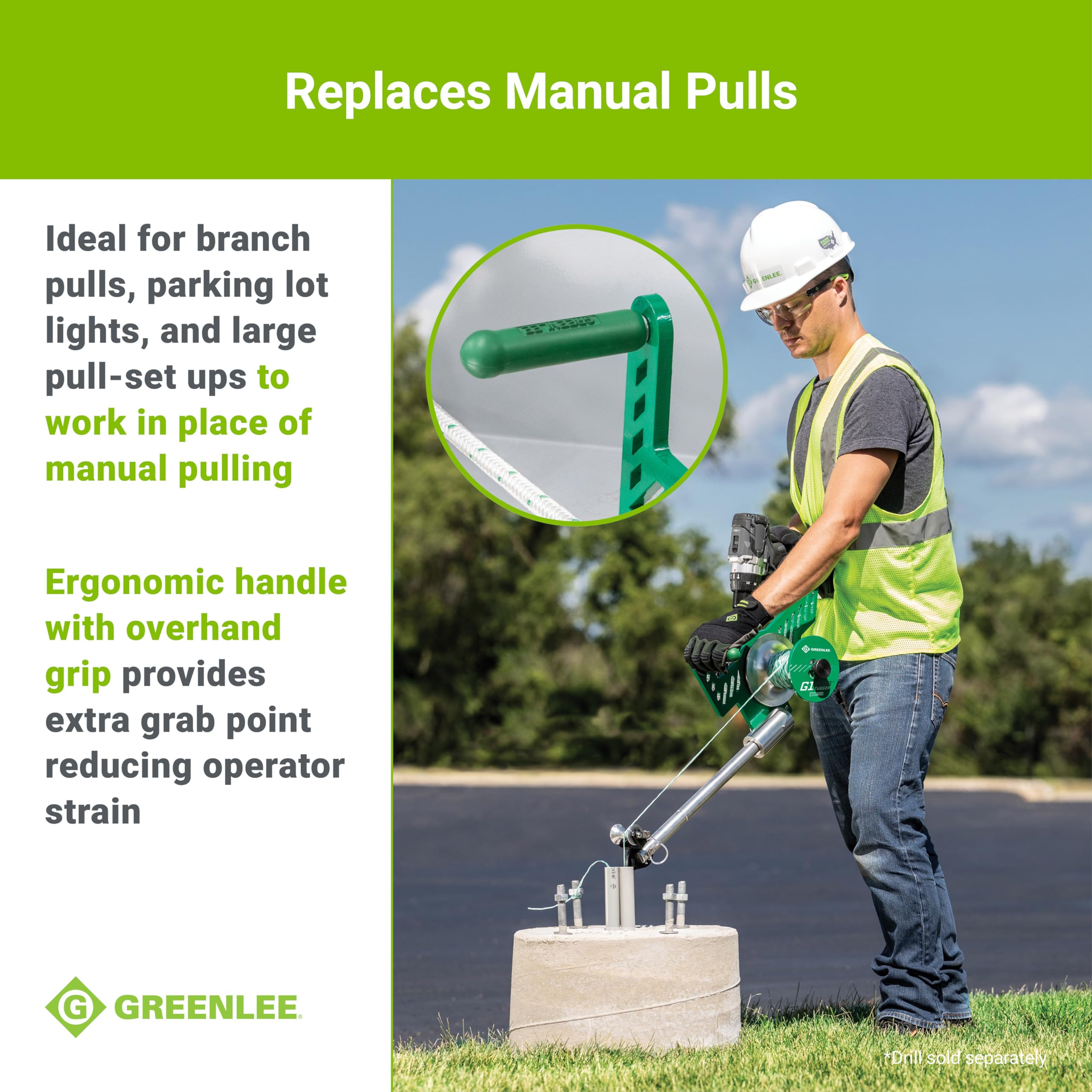 Mua Greenlee G1 Versi-Tugger Handheld 1,000-lb. Electrical Cable Puller ...