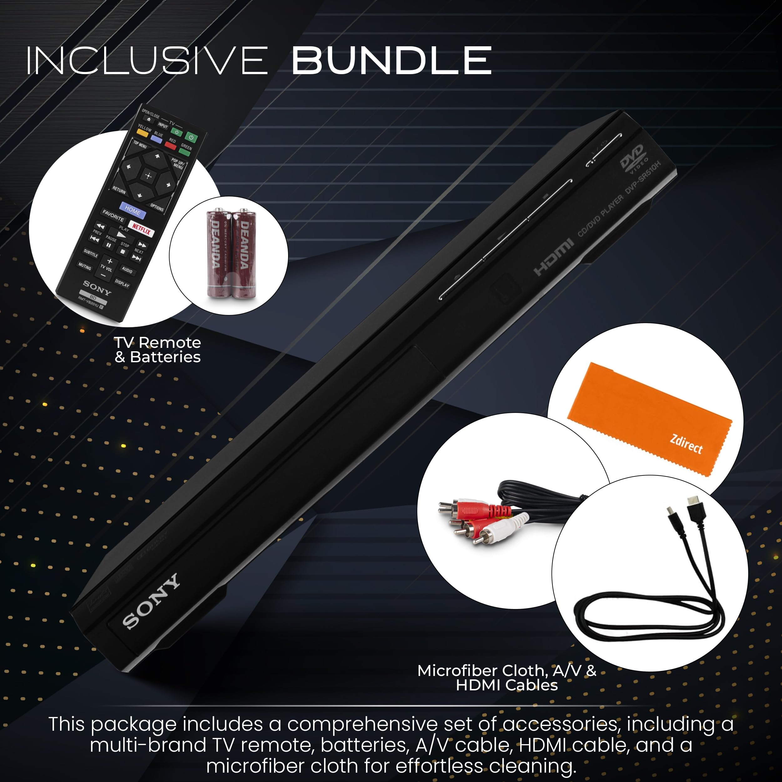 Sony DVD Player For TV With Remote, Plays DVD's And CD's. Upscaling To ...