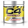 C4 Ripped Pre Workout Powder Cherry Limeade | Creatine Free + Sugar ...