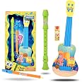 Amazon.com: SpongeBob SquarePants Kids Guitar Instruments, 16 Inch Play ...
