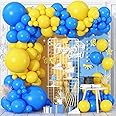 Amazon.com: Royal Blue and Yellow Balloon Garland Kit, 100pcs Royal Blue and Yellow Balloon Arch ...