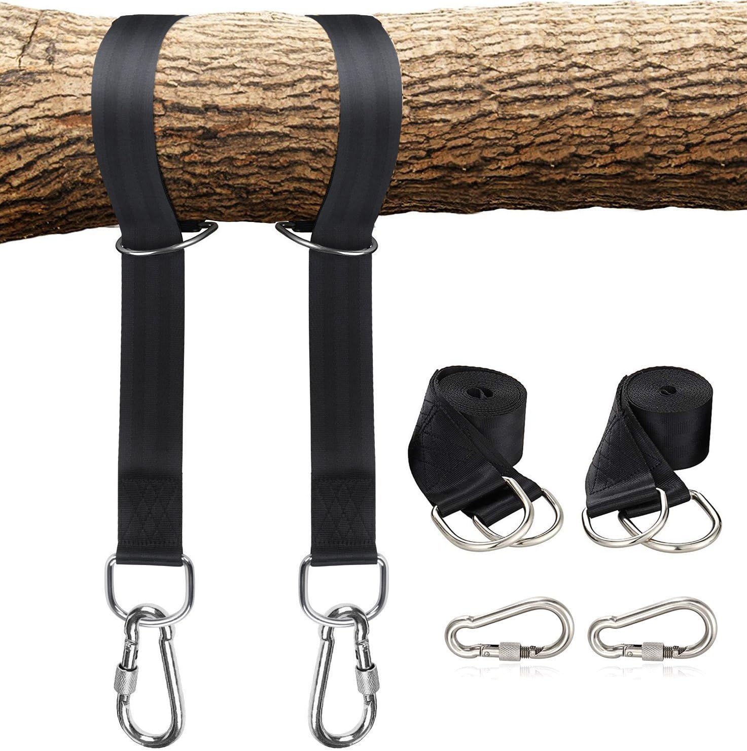Le kit de sangles suspendues Tree Swing contient 2000 lbs,courroie de ...