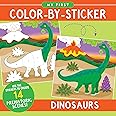 My First Color-by-Sticker Book - Dinosaurs: Peter Pauper Press ...