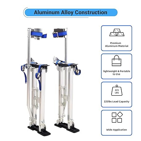 Mua GESEXI Drywall Stilts 24"-40" Adjustable Aluminum Tool Stilt ...
