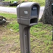 Step2 545200 MailMaster Plus Mailbox, Stone Gray - Security Mailboxes ...