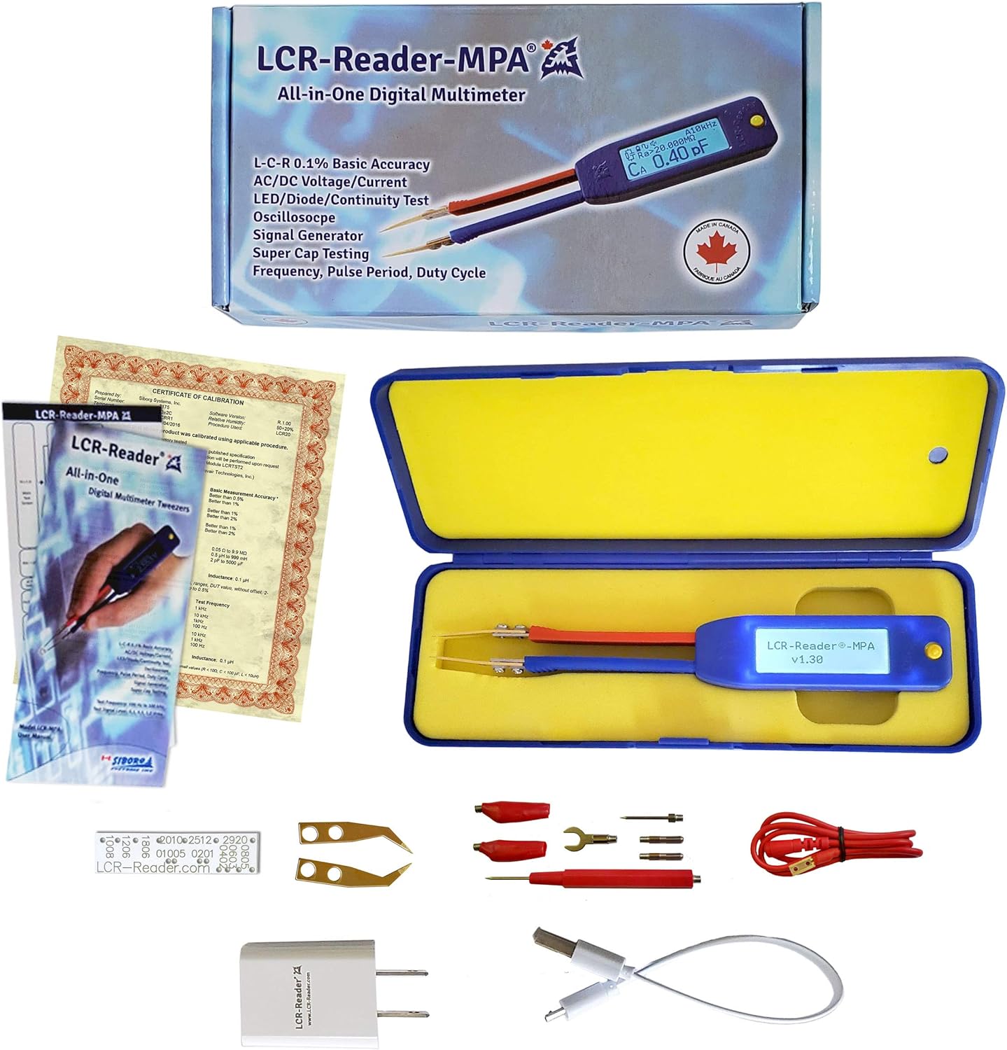 Digital Multimeter LCR-Reader-MPA Pro: LCR-, ESR-, Voltage/Current ...