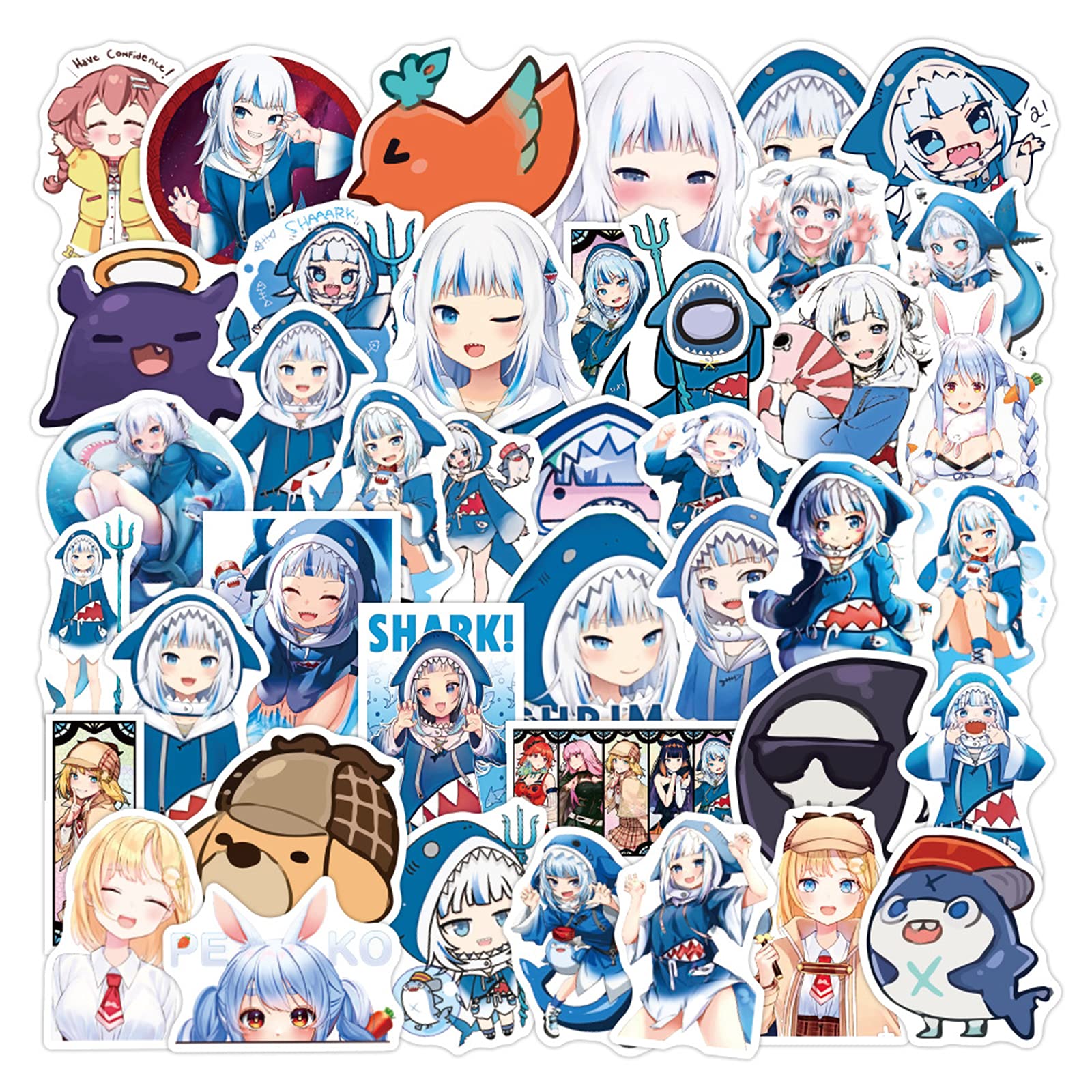 Mua 50Pcs Hololive vtuber Stickers Vinyl Waterproof Stickers for Laptop ...