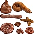 Amazon.com: Boao 8 Pieces Fake Poop Realistic Fake Turd Novelty ...
