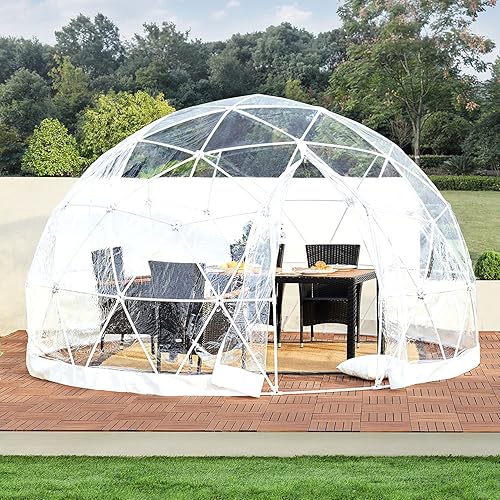 CZGBRO Bubble Tent Dome House Camping Tent 12ft, Garden Igloo Outdoor ...