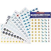 Amazon.com: Small Weather Icon Decorative Planning Stickers, 150 ...