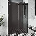 VIGO Adjustable 56-60 in. W x 74 in. H Elan Frameless Sliding Shower ...