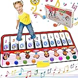 Amazon.com: Musical Piano Mat 19 Keys Piano Keyboard Play mat Portable ...