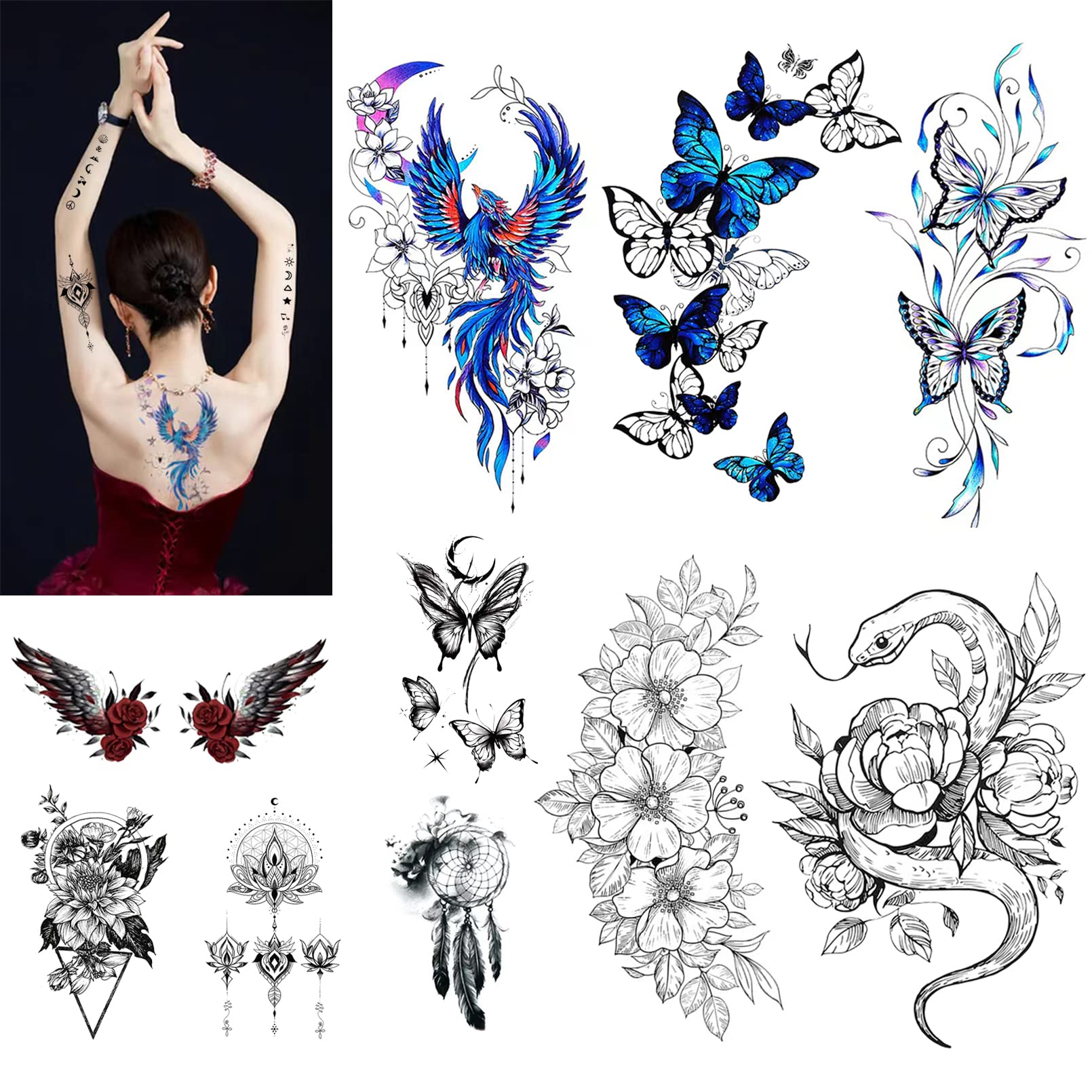 Butterfly sh tattoo - Bronctattooaus.com