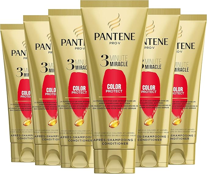 Pantene Pro-V, Après Shampoing 3 Minute Miracle Color Protect, Lot de ...