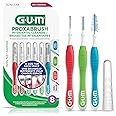 GUM Proxabrush® Reusable Interdental Cleaners, Antibacterial Bristles ...