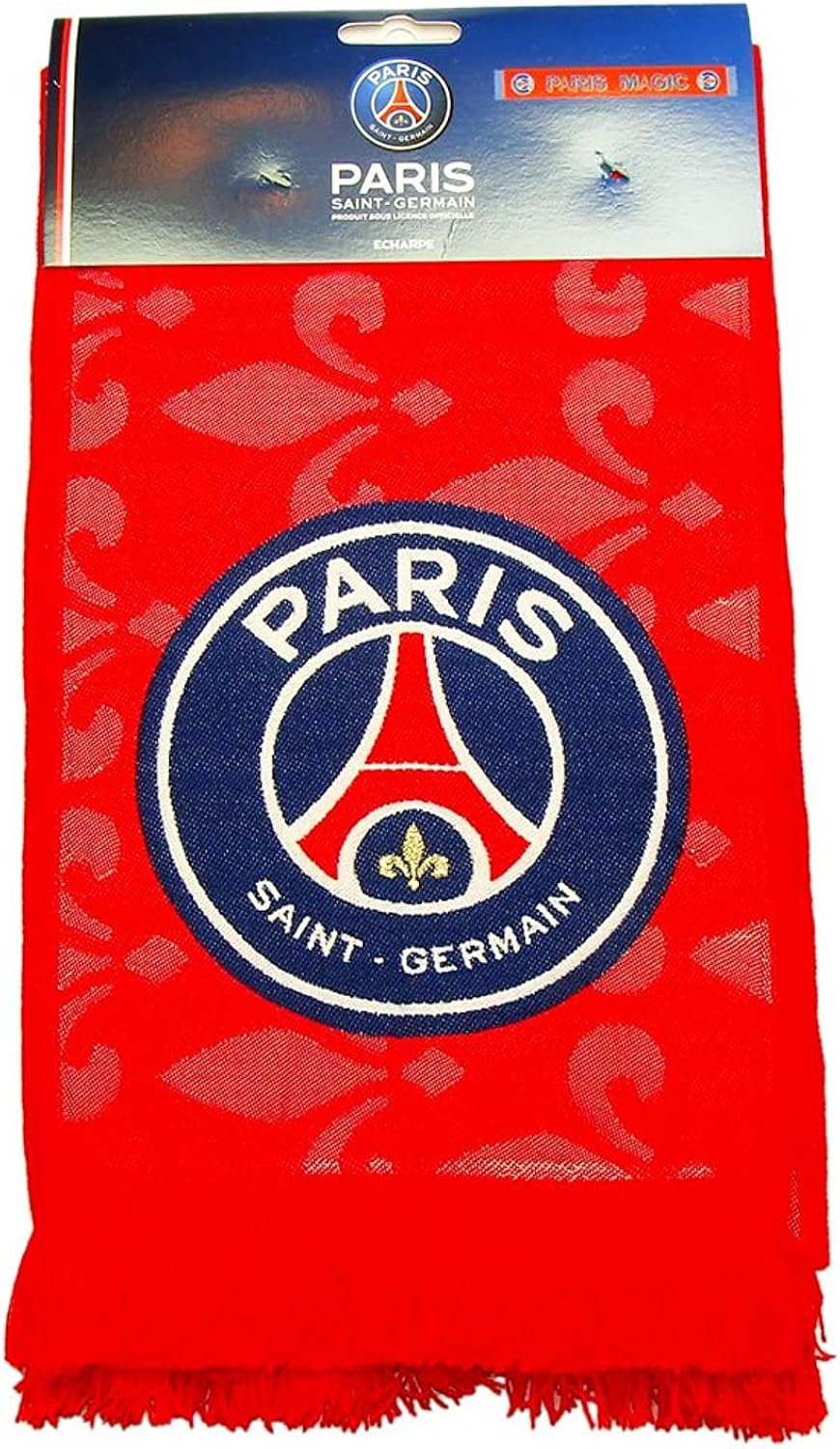 PSG - Official Paris Saint-Germain Fan Scarf - Color : Red, Blue ...