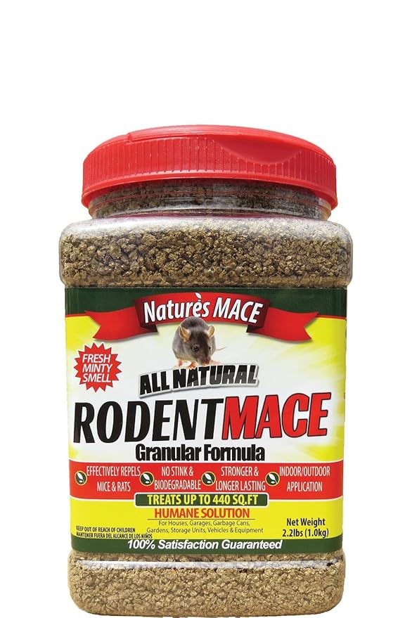 Amazon.com : Rodent MACE Mouse Repellent Granular Shaker 2.2lb : Garden ...