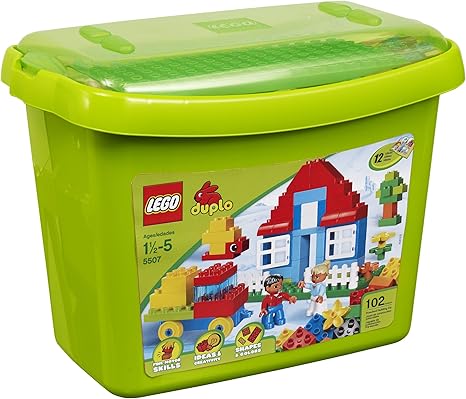 LEGO DUPLO Creative Play Deluxe Brick Box, Storage & Accessories ...