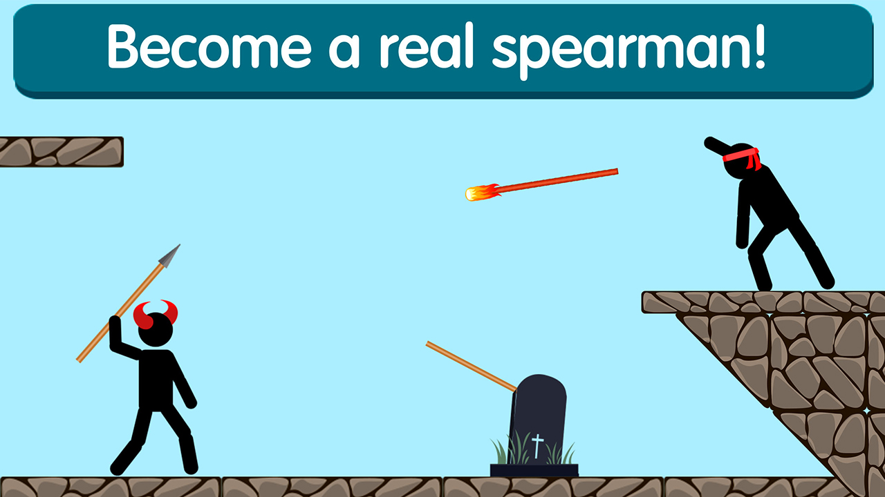 Stickman the Warrior Spear Game: Spartan Wars Throwing Simulator ...
