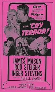 Amazon.com: Cry Terror [VHS] : James Mason, Rod Steiger, Inger Stevens ...