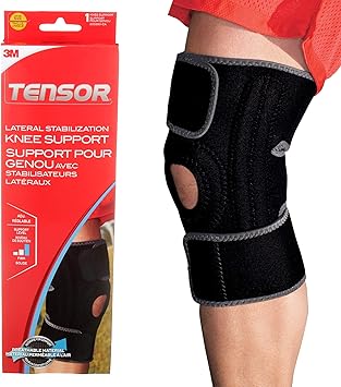 Tensor™ Adjustable Knee Support Brace with Dual Side Stabilizers for ...