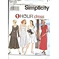 Amazon.com: Simplicity 1 Hour Dress - Pattern Number 9103 - Misses ...