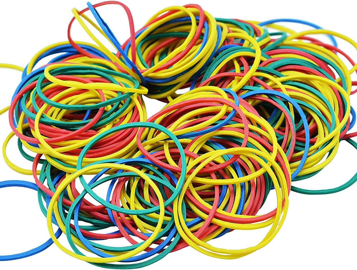 Zuzer Coloured Rubber Bands 200g Rubber Band Soft Elastic Bands ...