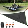 Amazon.com : LACE INN Triangle Hammock, 13ft Camping Hammock with 3 ...