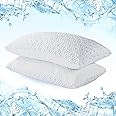 Amazon.com: EGOHOME Shredded Memory Foam Pillows for Hot Sleepers, Cooling Adjustable Bed ...