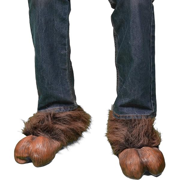 Adult Animal Leg Costume Brown Foam Haunches Adult Beast Legs Costume ...