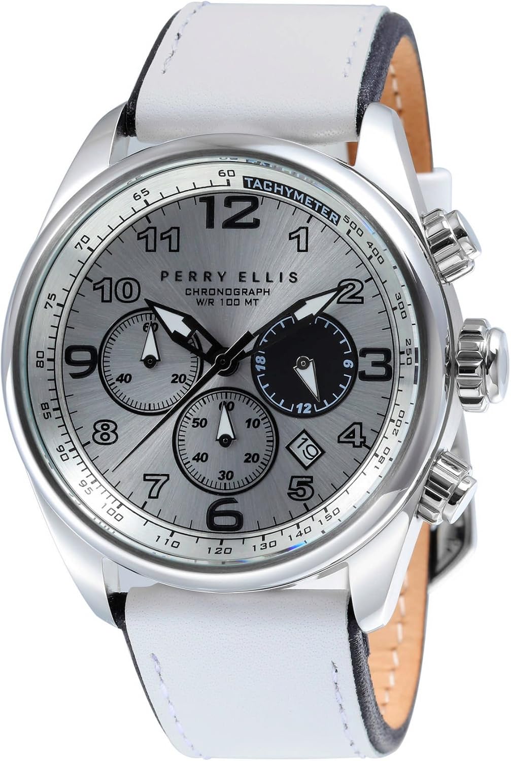Perry Ellis GT Men Chronograph 44mm Quartz Watch 01007-01: Amazon.co.uk ...