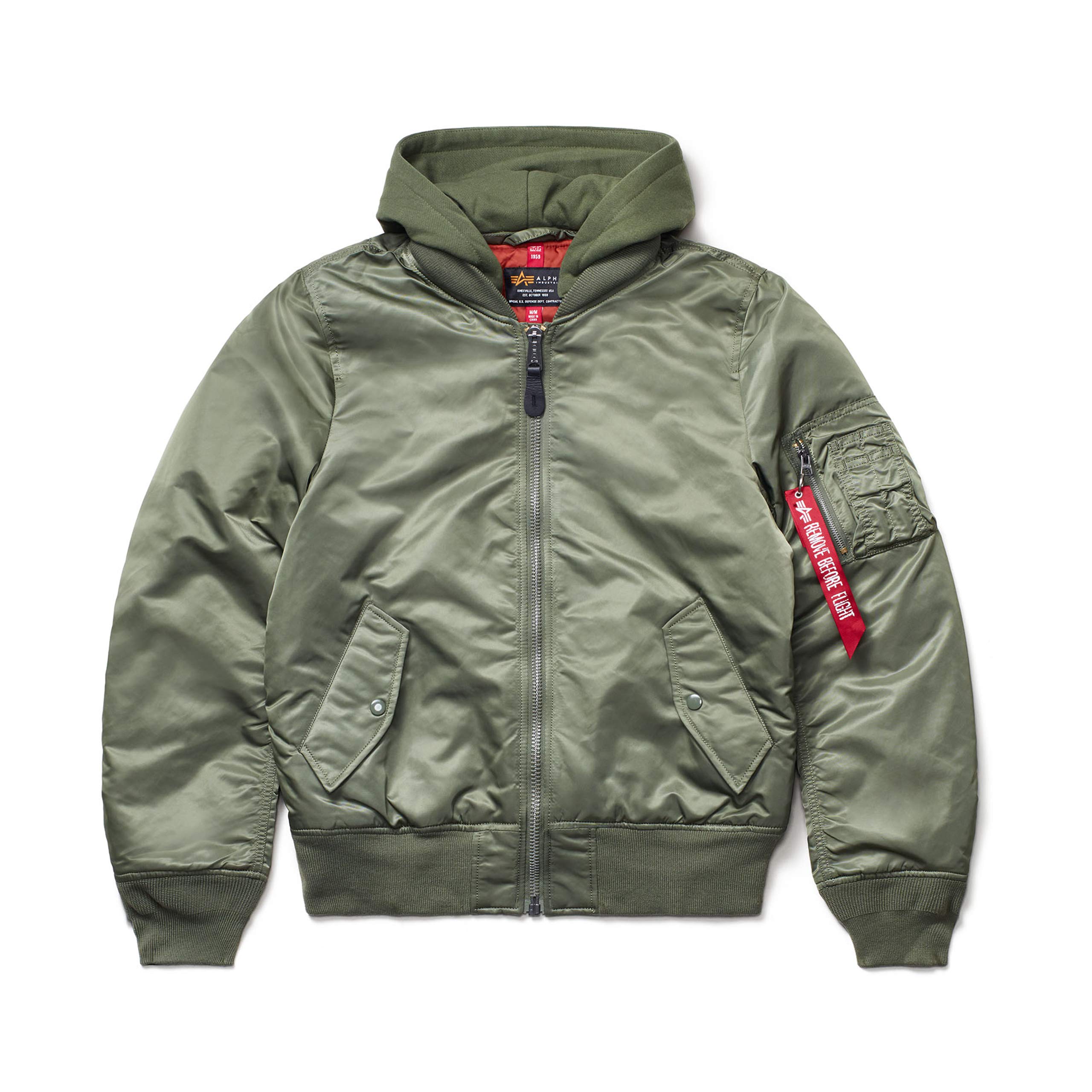 Mua Men's Bomber MA-1 Hooded Flight Jacket trên Amazon Mỹ chính hãng ...