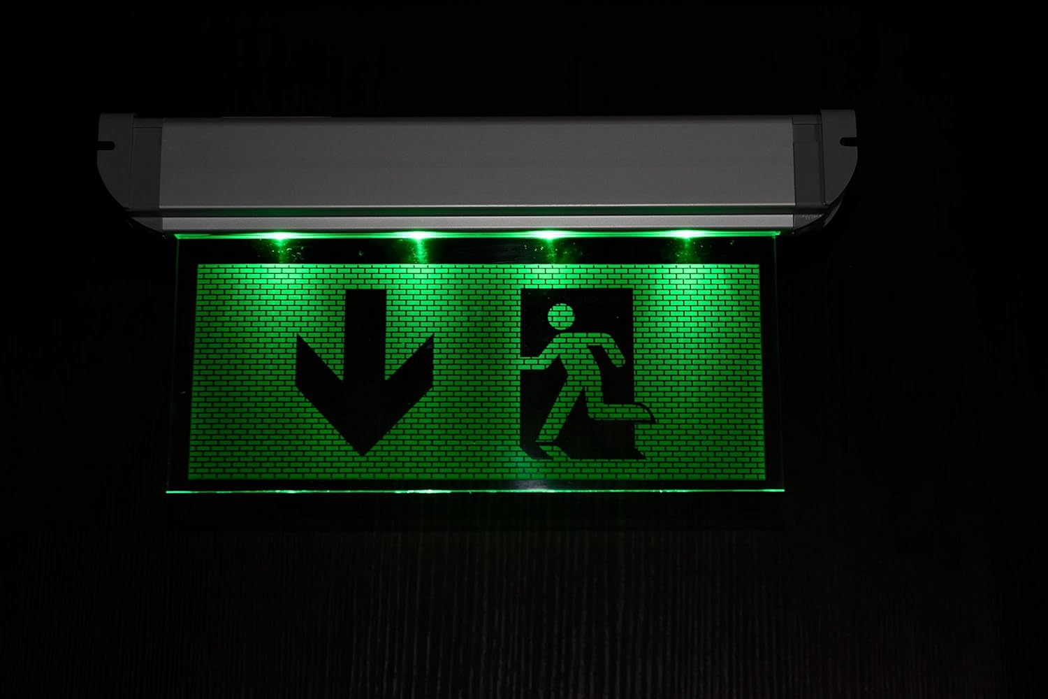 Emergency Exit Escape Route Lighting with Downwards Arrow – BigaMart