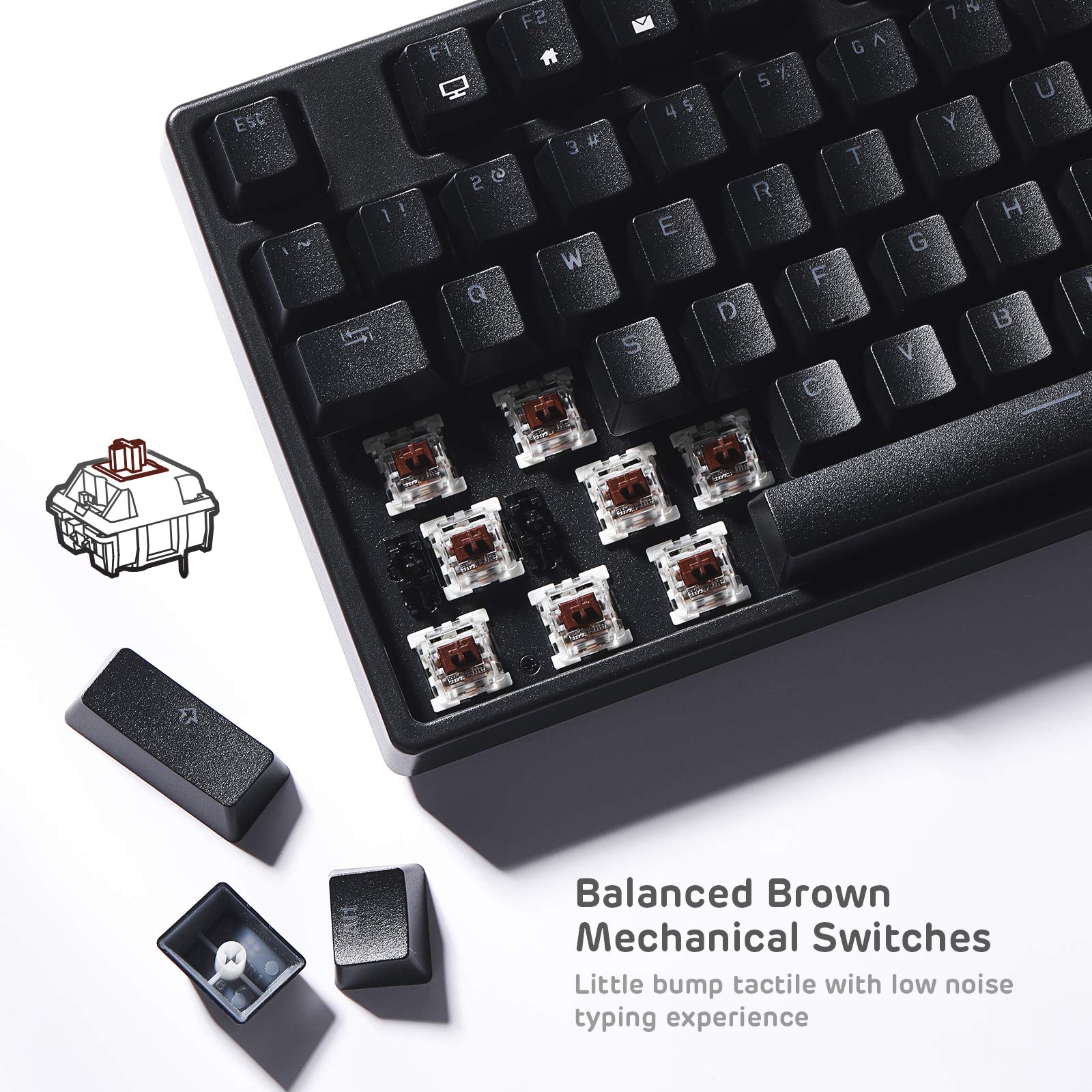Mua RK ROYAL KLUDGE RK87 Sink87G RGB 80% Mechanical Keyboard, Wireless ...