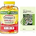 Amazon.com: Spring Valley Omega-3 from Fish Oil 1000 mg, Maximum Care, 120 Count + Exclusive ...