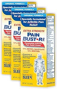 Amazon.com: Pain Bust-R II Arthritis Pain Relief Cream - Fast Acting ...