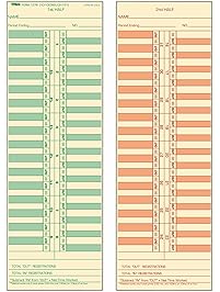 Time Cards | Amazon.com | Office & School Supplies - Time Clocks & Cards