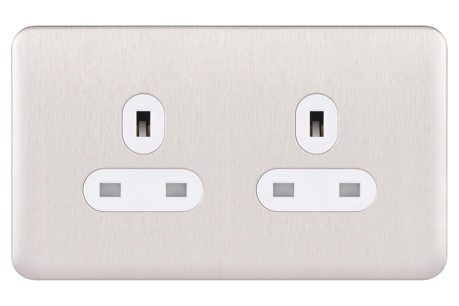 Schneider Electric Lisse Screwless Deco – Unswitched Double Power ...