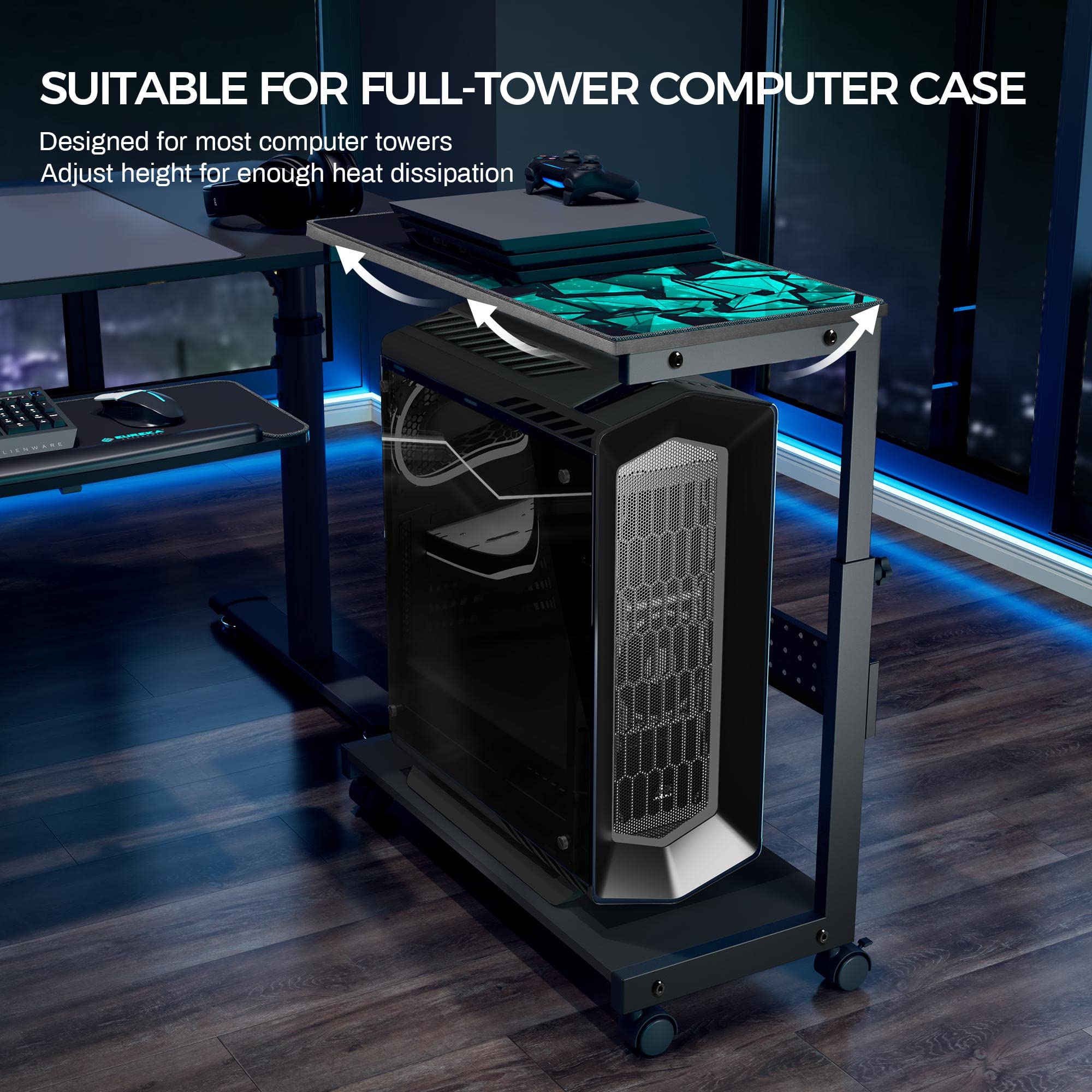 Mua EUREKA ERGONOMIC Computer Tower Stand,Height Adjustable PC Tower ...