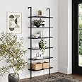 Amazon.com: Nathan James Theo 6-Shelf Tall Bookcase, Wall Mount ...