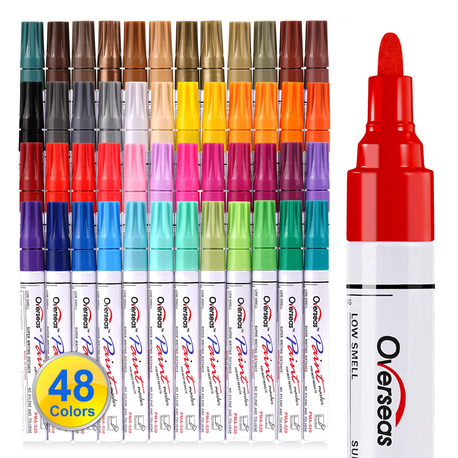 Mua Paint Marker Pens - 48 Colors Permanent Oil Based Paint Markers ...