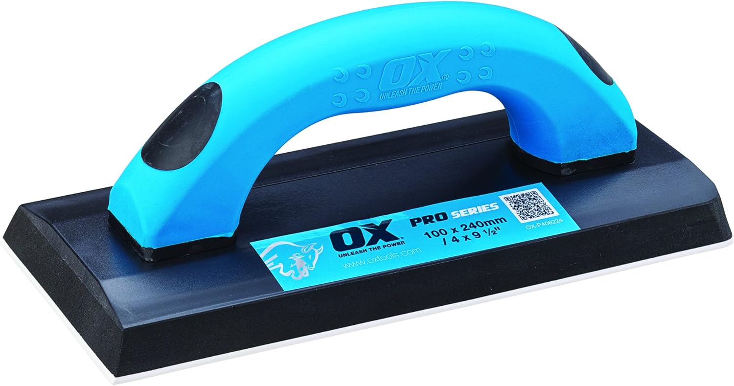 OX OX-P406224 Soft Grip Grout Float – Pro Tile Grout Float – Heavy Duty ...