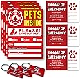 Amazon.com : Vinyl Friend Pet Alert Stickers - FIRE Safety Alert and ...