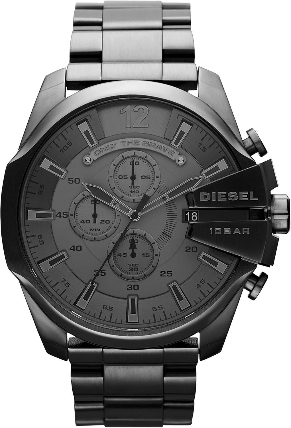 Diesel DZ4282 Reloj Mega Chief, Redondo, Análogo para Hombre: Amazon ...