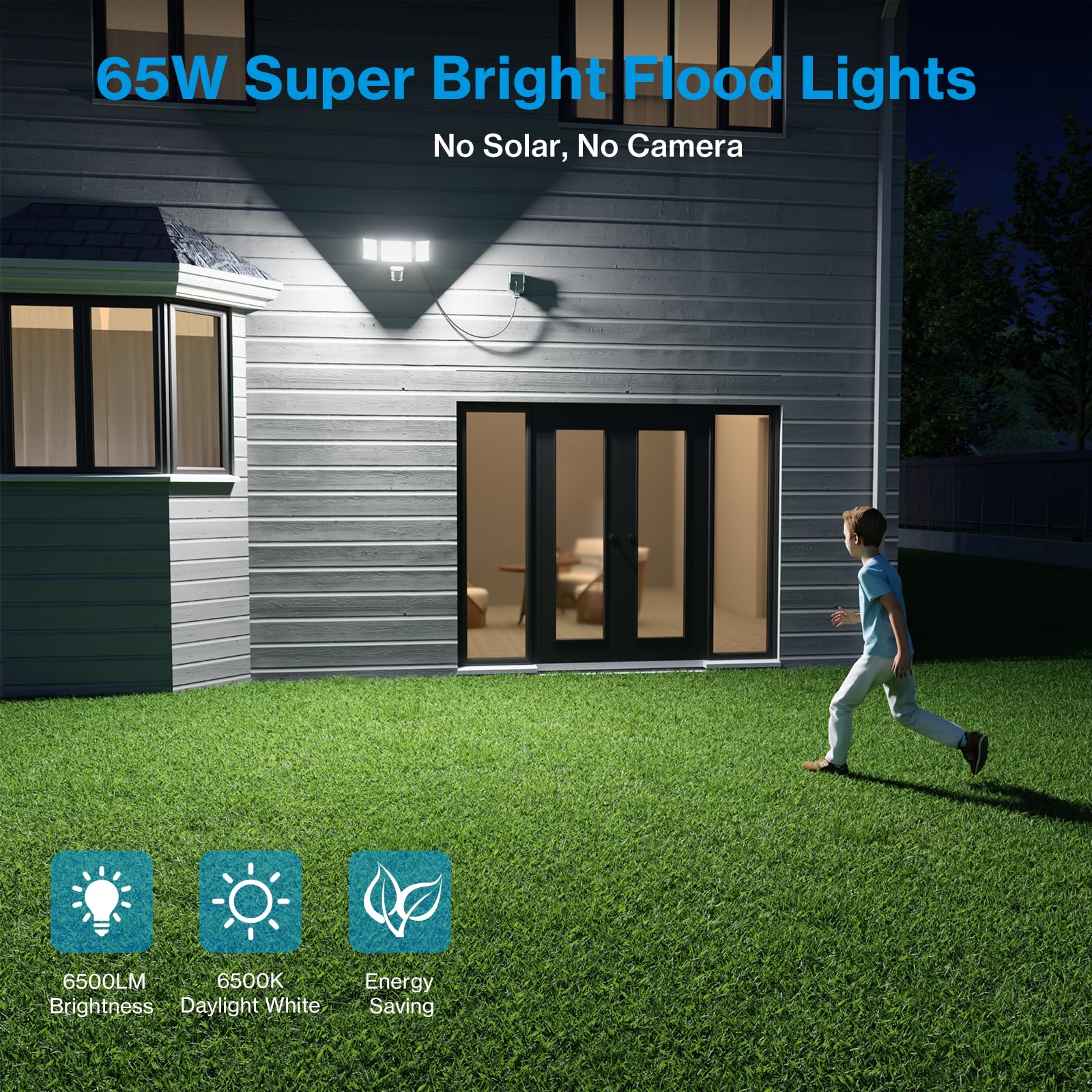 Mua Olafus 70W Motion Sensor Outdoor Light Plug in, Motion Flood Light ...
