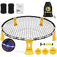 Amazon.com : Funeslaball Pro Roundnet Set Play Anytime with Strip Light ...