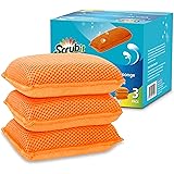 Amazon.com: Miracle Microfiber Kitchen Sponge by Scrub-It - Non-Scratch ...