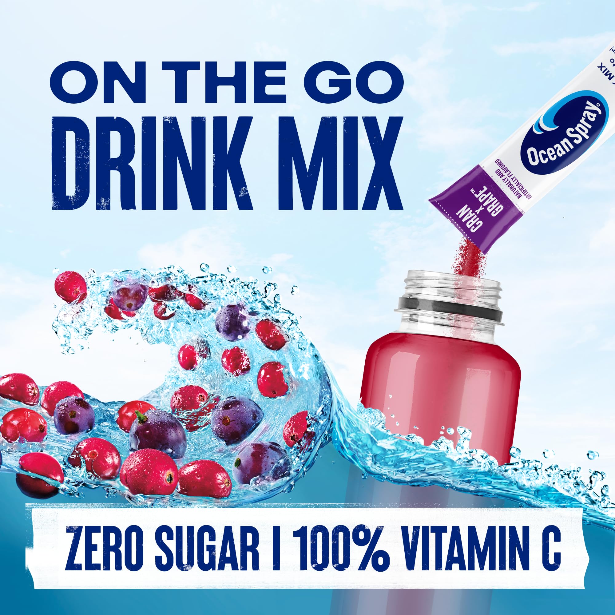 Mua Ocean Spray® Variety Pack Zero Sugar Powder Drink Mix Packets with ...
