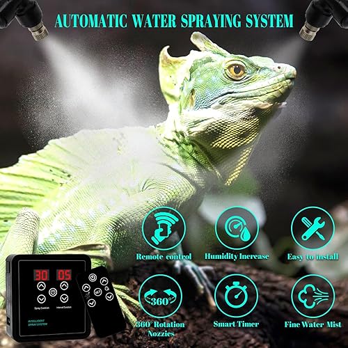 Automatic Reptile Misting Systems Reptile Terrarium Automatic Mister