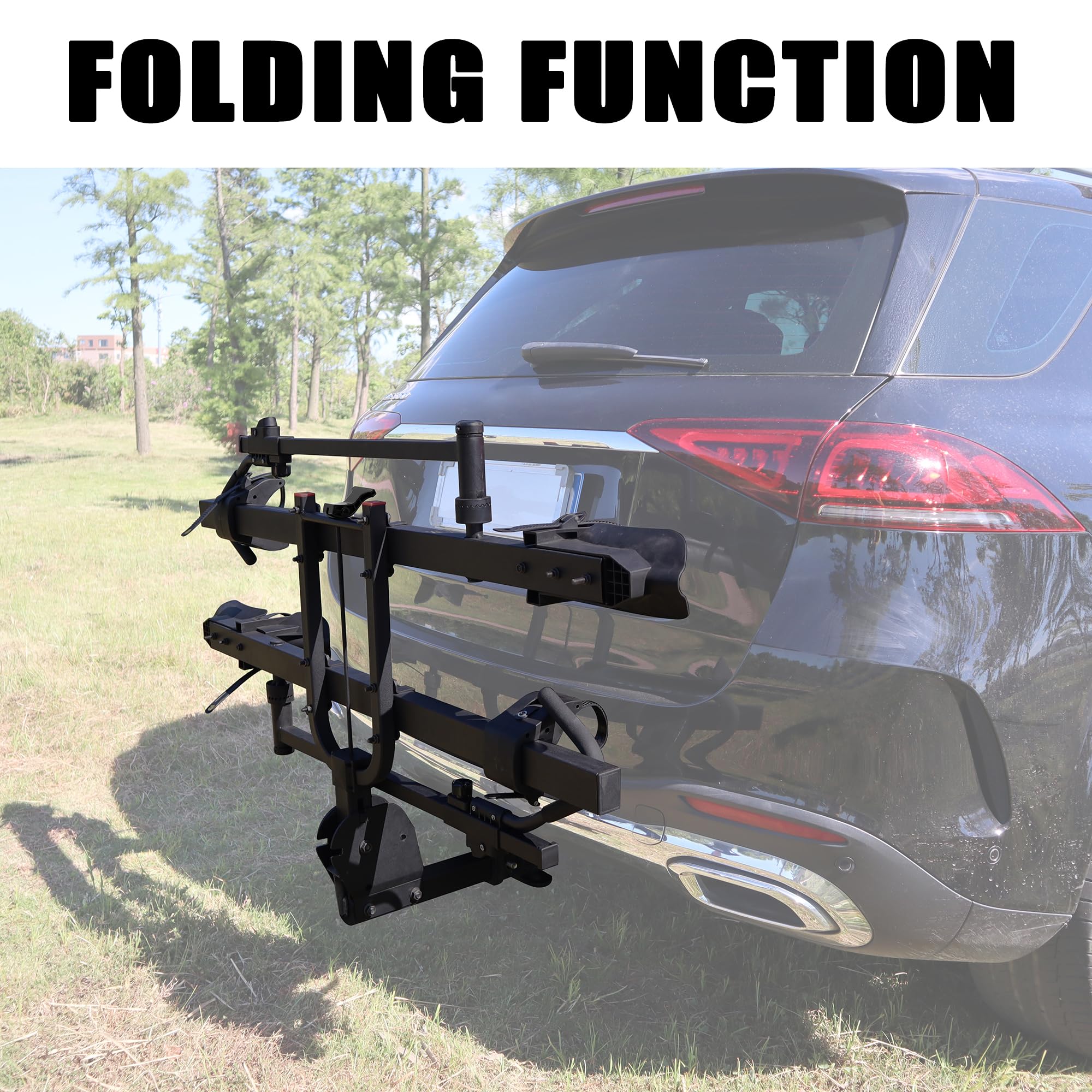 Mua Banehes Hitch Bike Rack, 2-Bike Foldable Hitch Mount Racks for ...